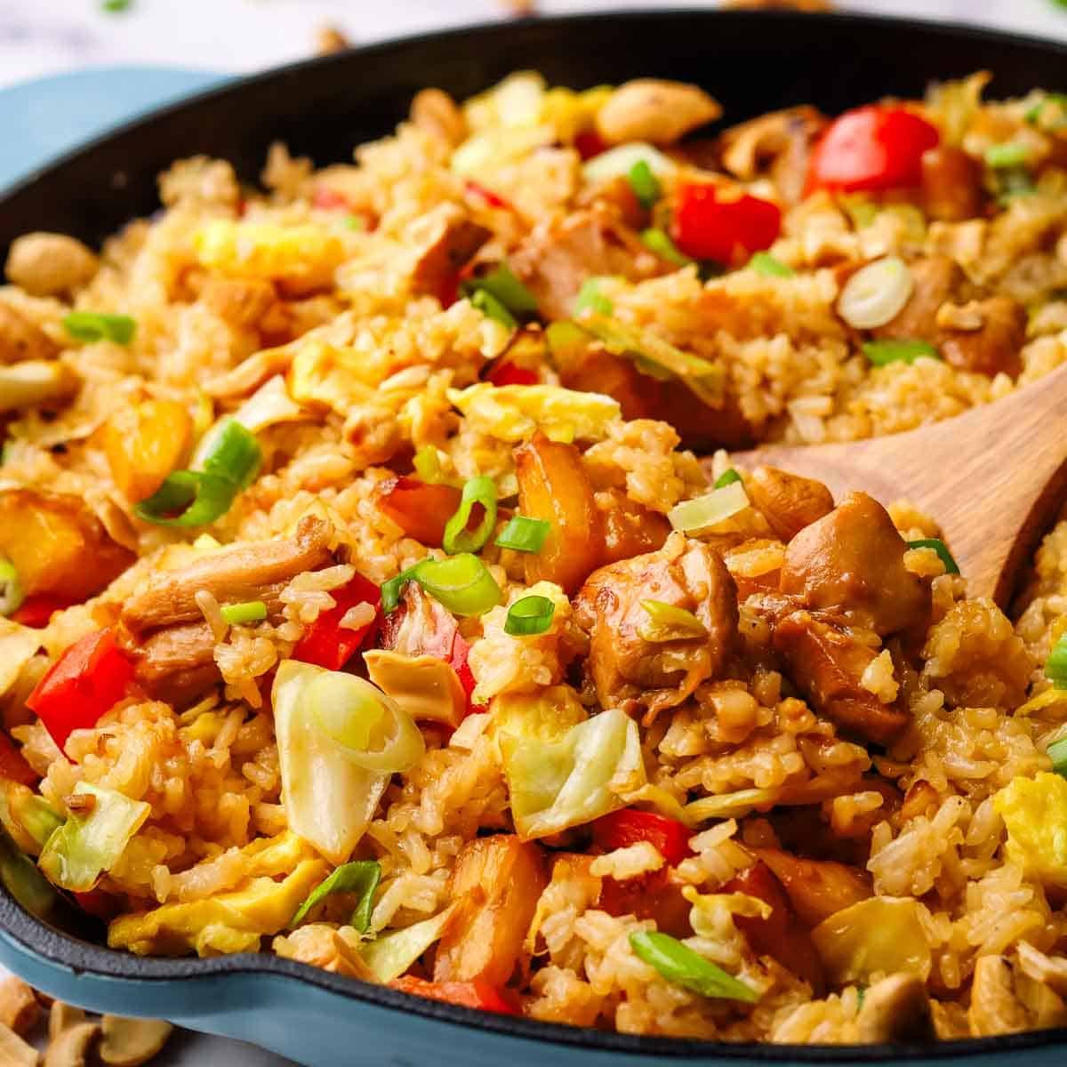 Teriyaki Chicken Fried Rice - homemestic.com